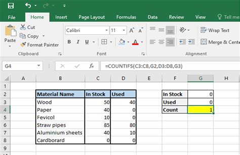 Countifs Function In Excel Count You In Or Not Skillfine