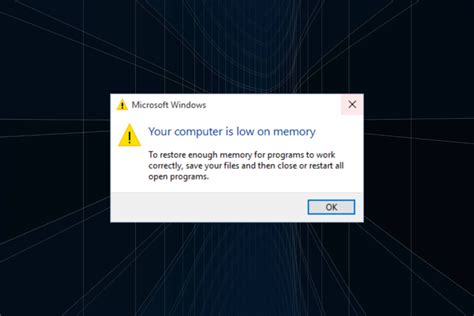 Low Virtual Memory On Windows Easy Ways To Increase It