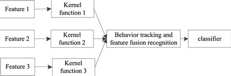 schematic diagram of behavior tracking and feature fusion process