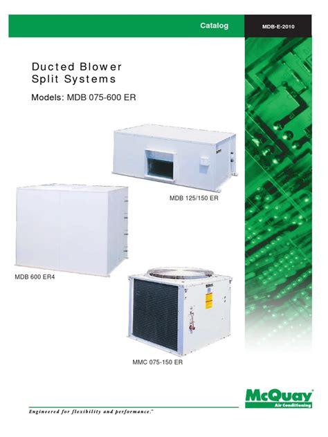 Mcquay M4mc Er Technical Manual Eng Pdf Electrical Wiring Air