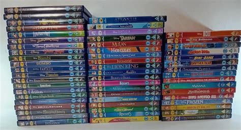 56x Walt Disney Animated Classics Golden Oval Collection Dvds Film 1