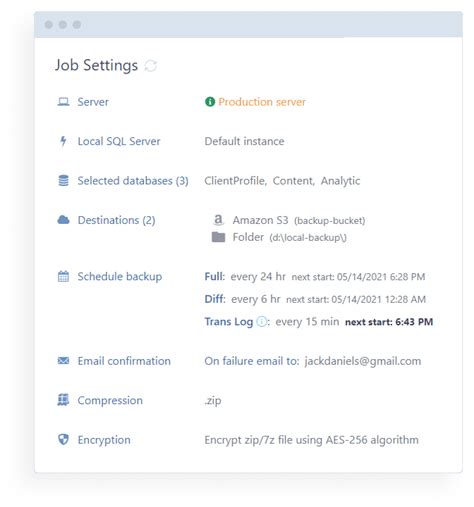 Database Backup Service