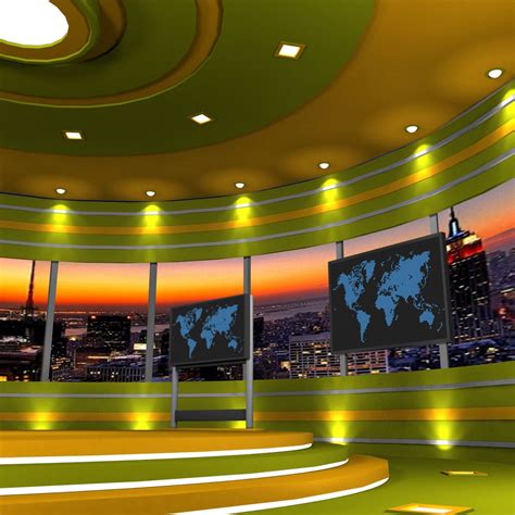 Virtual Set 14 3d Model 75 Max 3ds Fbx Obj Free3d