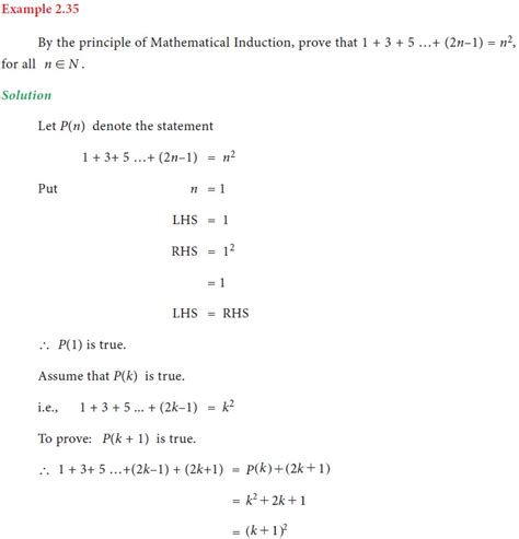 Mathematical induction - Definition, Formula, Solved Example Problems, Exercise | Mathematics