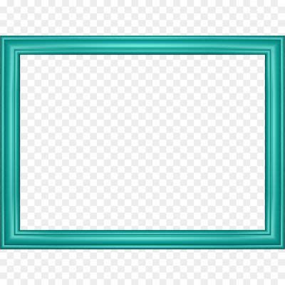 Teal Border Frame PNG Transparent Image Pngsource