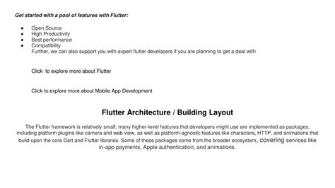 Ppt Flutter App Development Powerpoint Presentation Free Download