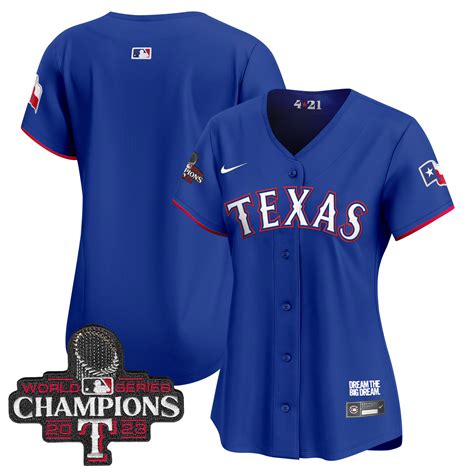 Team Womens Texas Rangers 2023 World Series Champions City Connect