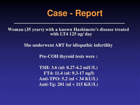 Thyroid Disorders And Female Infertility Kris Poppe MD PhD Ppt Download