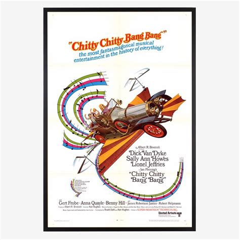 Framed Vintage Chitty Chitty Bang Bang Film Poster 1968
