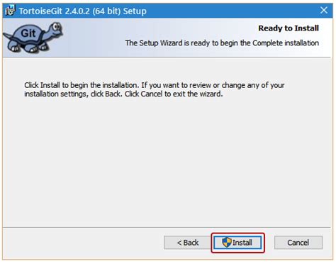 how to install tortoisegit each techs