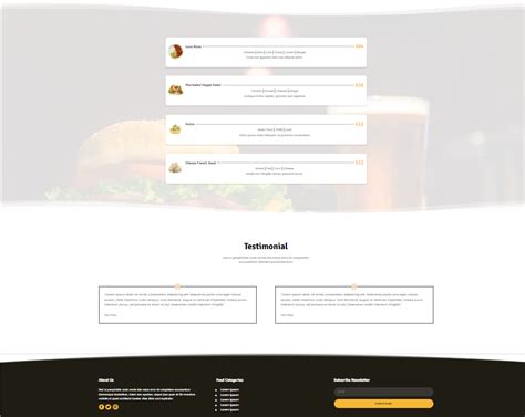How To Import Free Divi Restro Menu Layouts Divi Extended Documentation