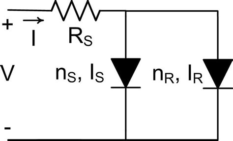Double Exponential Diode Equivalent Circuit Including Parasitic Series Download Scientific