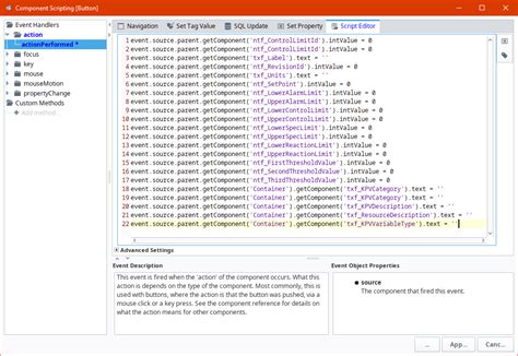 Clear Textfields With Client Event Script Ignition Inductive