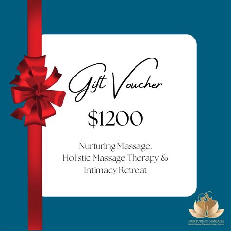 T Voucher 1200 Nurturing Massage