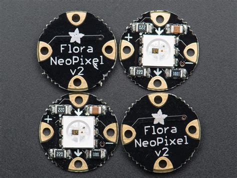 Flora RGB Smart NeoPixel Version Pack Of Adafruit ADA Core Electronics Australia