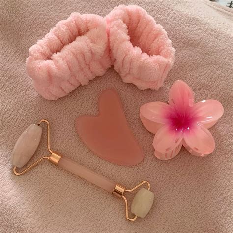 Pink Girl Aesthetic Skin Care Tools Skin Care Routine Pink Skin