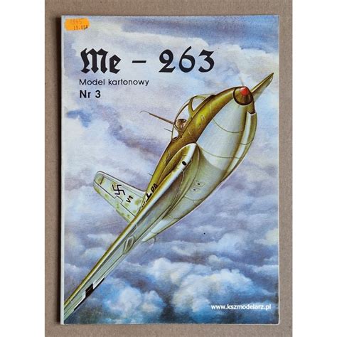 Samolot Myśliwski Messerschmitt Me 263 Model Card 3