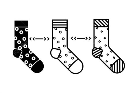 Mismatch Icon Socks Discrepancy Not Divergency Pair Art Png And