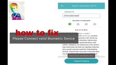 How To Fix Please Connect Valid Biometric Device Youtube