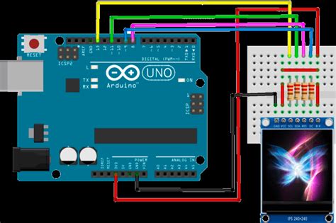 Подключение St7789 к Arduino код схема и библиотеки