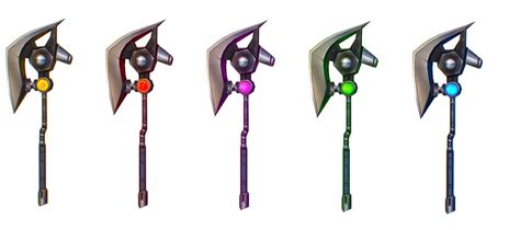 3d Model A Set Of Cutting Weapons Copy Vr Ar Low Poly Cgtrader