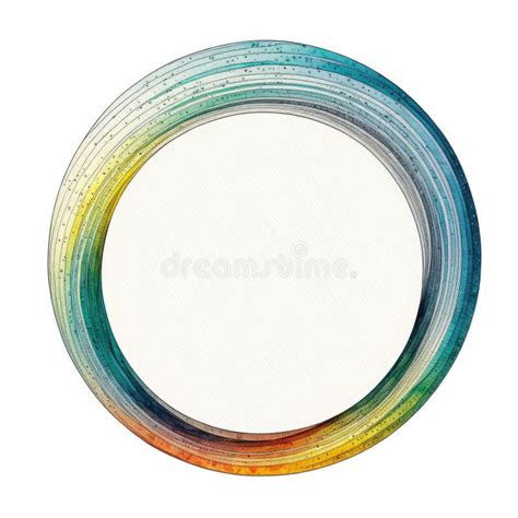 Empty Circle Frame On White Background Stock Illustration Illustration Of Conceptual Effect