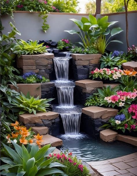 10 Super Unique Small Garden Waterfall Ideas All Crafts