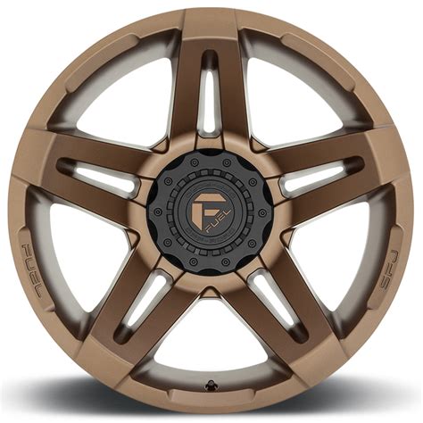 20 Fuel Wheels D765 Sfj Matte Bronze Crossover Rims Fl293 3