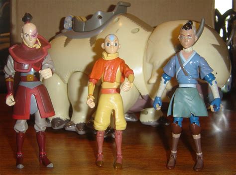 2005 Mattel Avatar The Last Airbender Action Figures Aang Prince Zuko