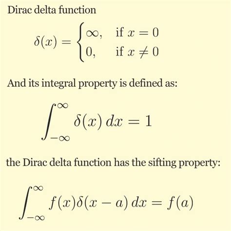 The Dirac Delta Function Denoted As δx Is A Mathematical Concept