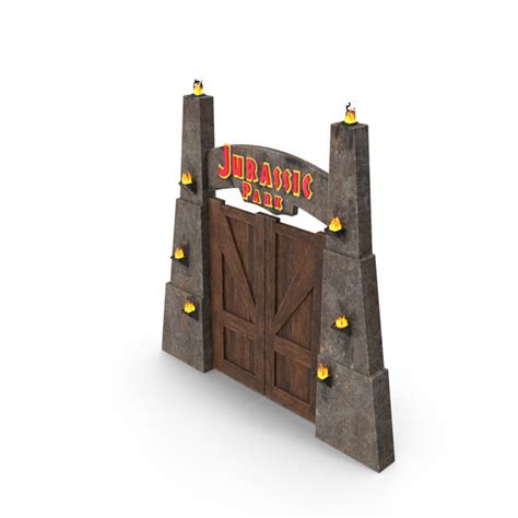 Jurassic Park Gate Png Images And Psds For Download Pixelsquid S122031520
