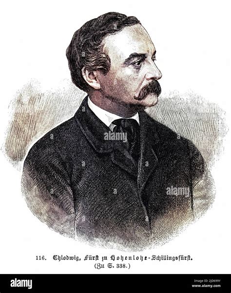 Chlodwig Furst Hohenlohe Von Hohenloe Schillingsfurst 1819 1901 German Statesman