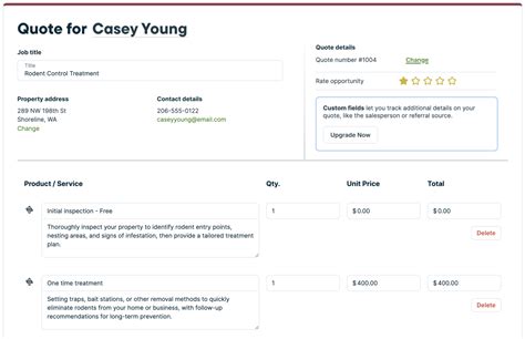 Free Tree Removal Estimate Template Download Now Jobber