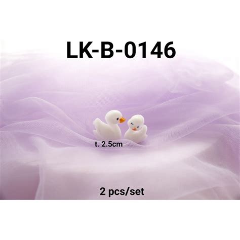 Jual Lk B 0146 Topper Mainan Kue Tart Cake Lokal Burung Angsa Bebek