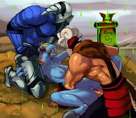 Rule 34 Aka6 Breasts Dota 2 Fellatio Hooves Interspecies Juggernaut