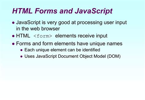 Introduction To JavaScript Ppt Web Development Internet