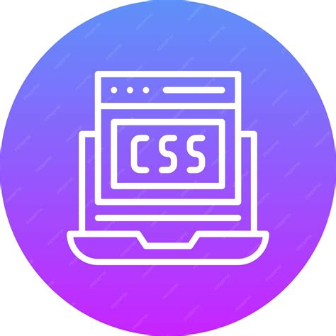 Ilustração De ícones De Vetor De Código Css Do Icones De Codificação E Desenvolvimento Vetor