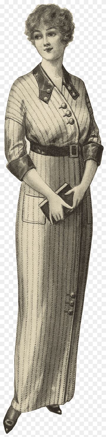 에드워드 시대 1900 년대 빅토리아 시대 1910 년대 벨 에포크 드레스 유행 패션 일러스트 패션 디자인 Png Pngwing
