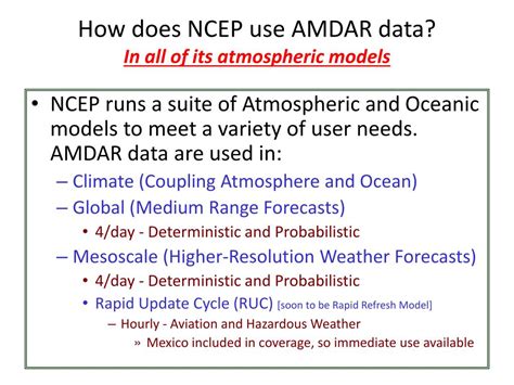 Ppt Meteorological Impacts And Benefits Of Amdar Data Powerpoint