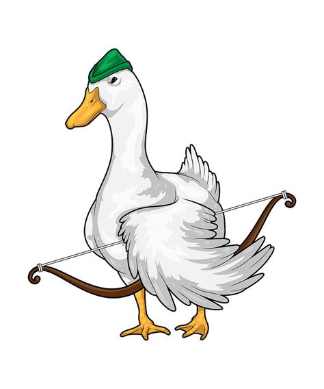 Duck Archer Bow Painting By Markus Schnabel Fine Art America