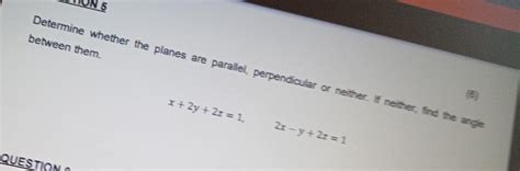 Solved Determine Whether The Planes Are Parallel Chegg