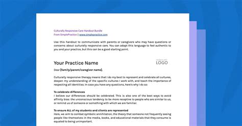 Culturally Responsive Speech Therapy Template Simplepractice