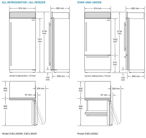 Guía De Instalación Del Congelador Inferior De Acero Inoxidable De La Serie Clásica Sub Zero