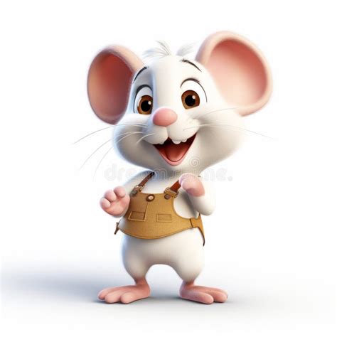 Charming 3d Cartoon Mouse Animation With Realistic Attention To Detail