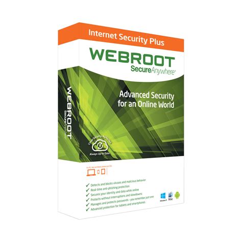 Webroot Secureanywhere Internet Security Plus