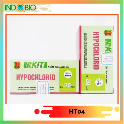 Test Kit KiỂm Tra Nhanh Hypoclorid ChẤt TẨy TrẮng Ht04 Bca