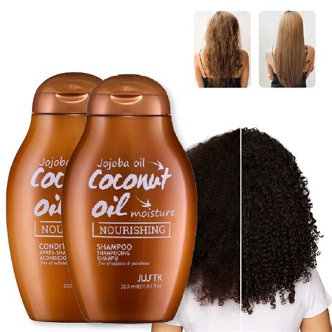 Coconut Oil Moisturizing Nourishing Repair Hair Shampoo Conditioner