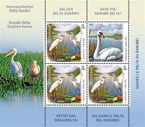 Rezervația Biosferei Delta Dunării Romfilatelia O Lume Intr Un Timbru