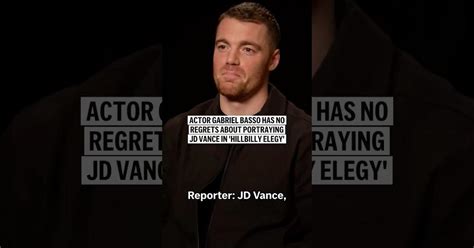 Actor Gabriel Basso Has No Regrets About Portraying Jd Vance In