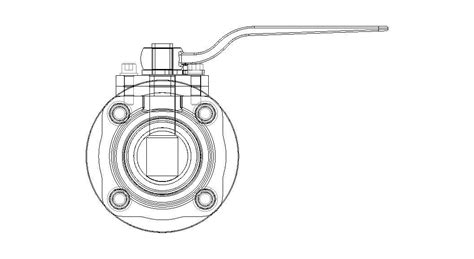 Flanged Ball Valve Assembly Free 3d Model Rigged Cgtrader